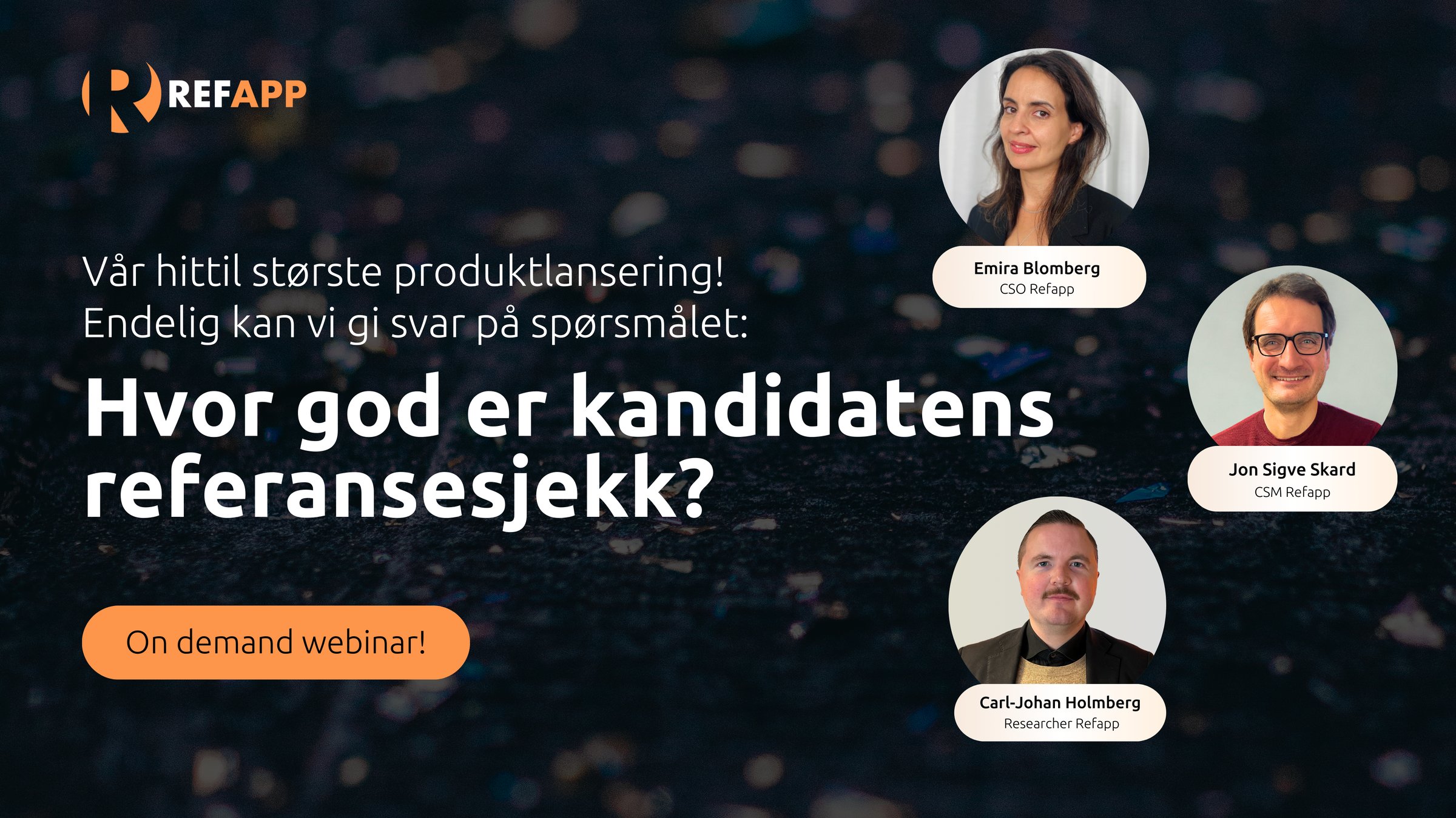 Webinar: Hvor god er kandidatens referansesjekk?